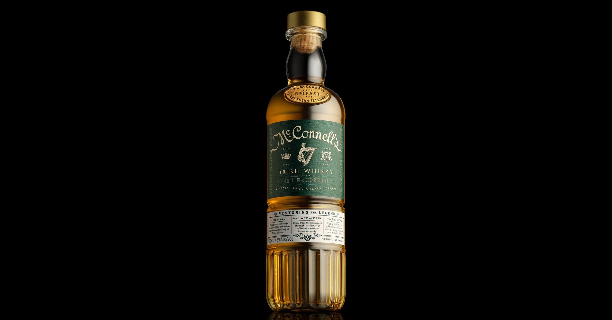McConnell's Irish Whiskey packaging and branding by Stranger & Stranger ...