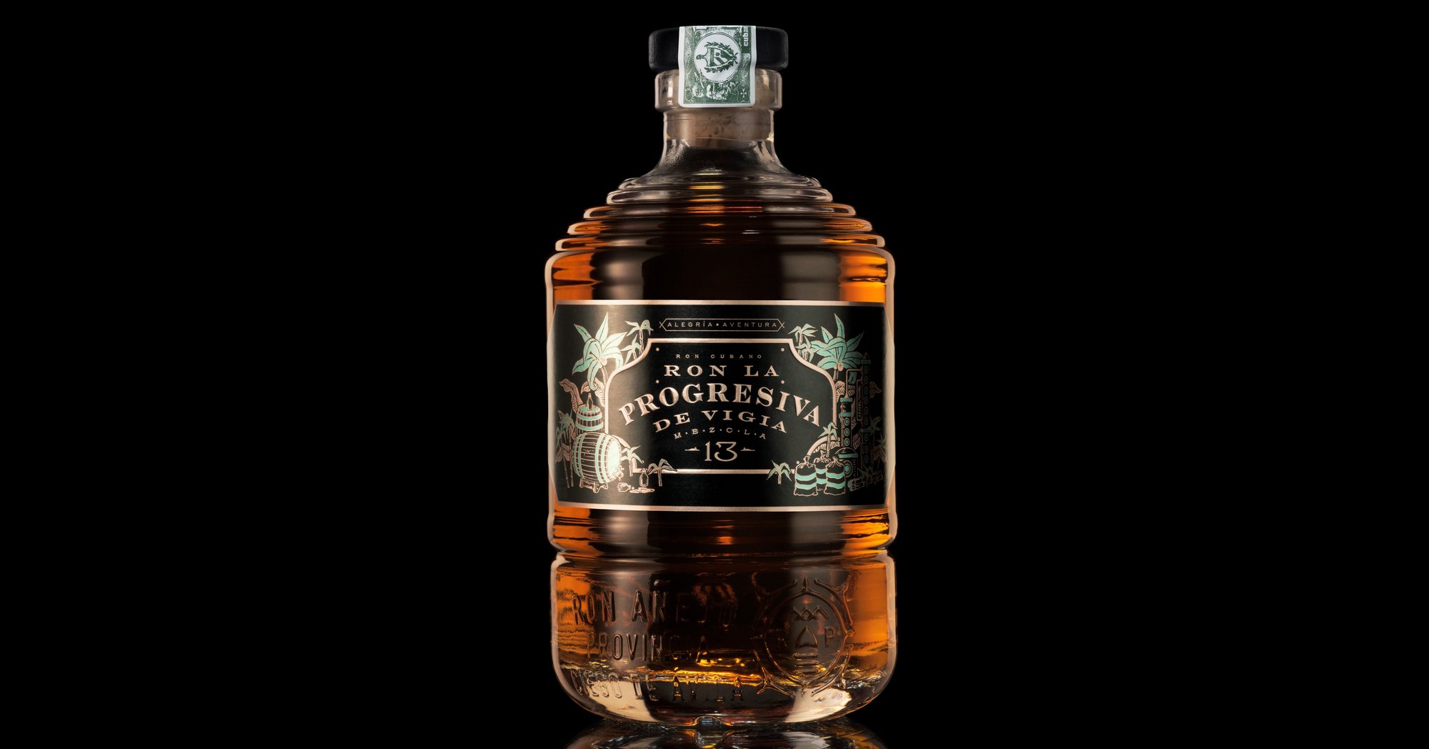 Ron La Progressiva Rum packaging and branding by Stranger & Stranger ...