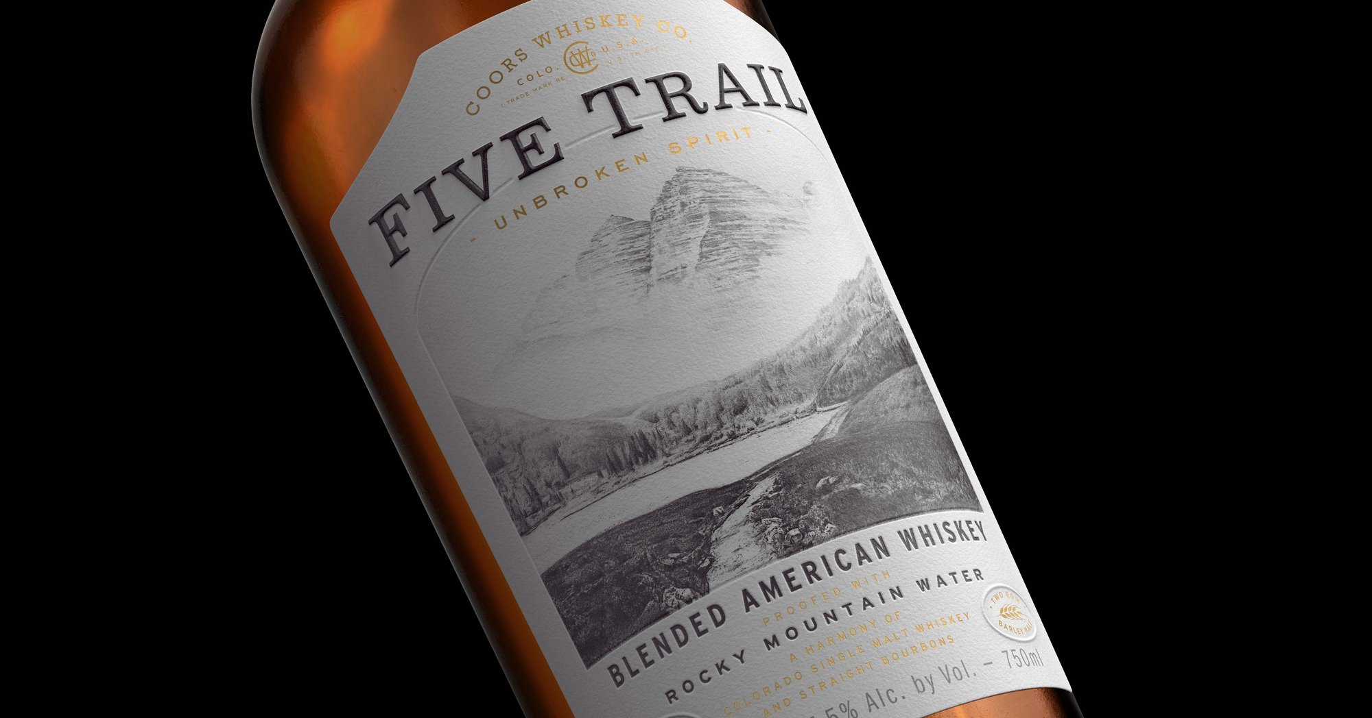 Five Trail American Whiskey packaging and branding by Stranger ...