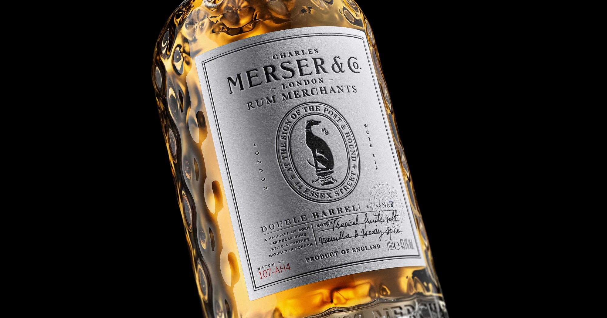 Merser Rum packaging and branding by Stranger & Stranger - Stranger and ...